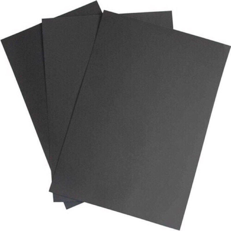 A4 black cover paper (10 sheets), A4 size black cover, 120gsm paper ...