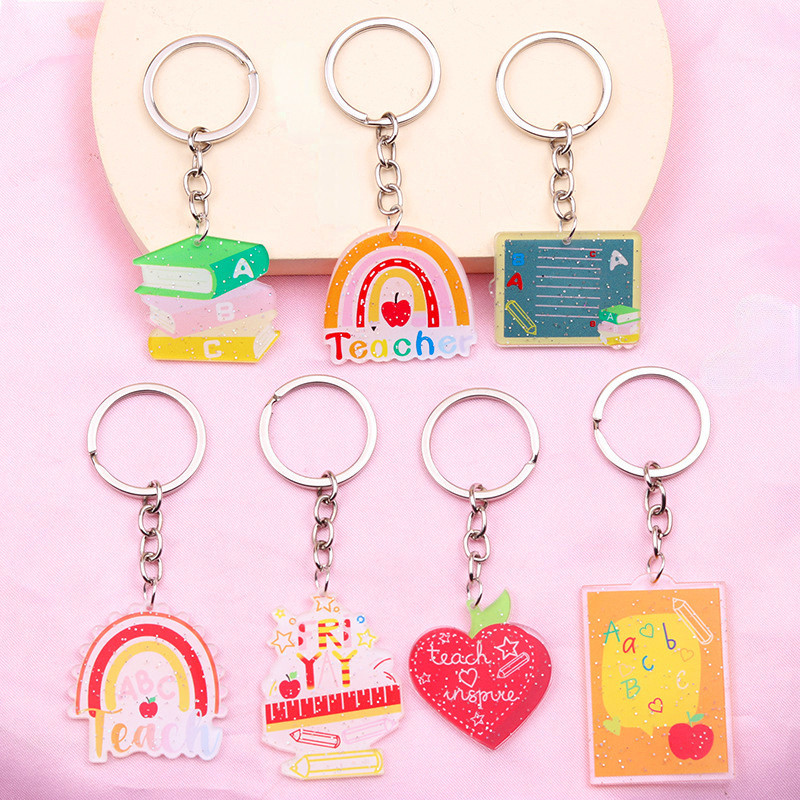 Happy Teacher's Day Keychain TQ Cikgu Keychain Thank You Teacher Key ...