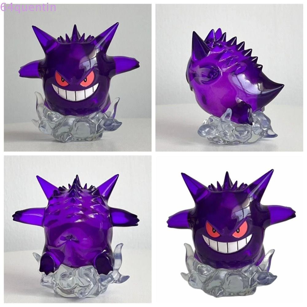 QUENTIN Gengar Action Figure, Transparent PVC Doll Gengar Model Doll ...
