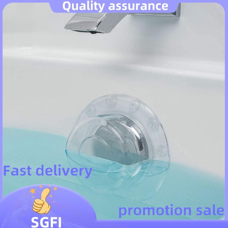 Bathtub Overflow Drain Cover Suction Cup Seal Bathtub Stopper for Deeper Bath for Bathroom ...