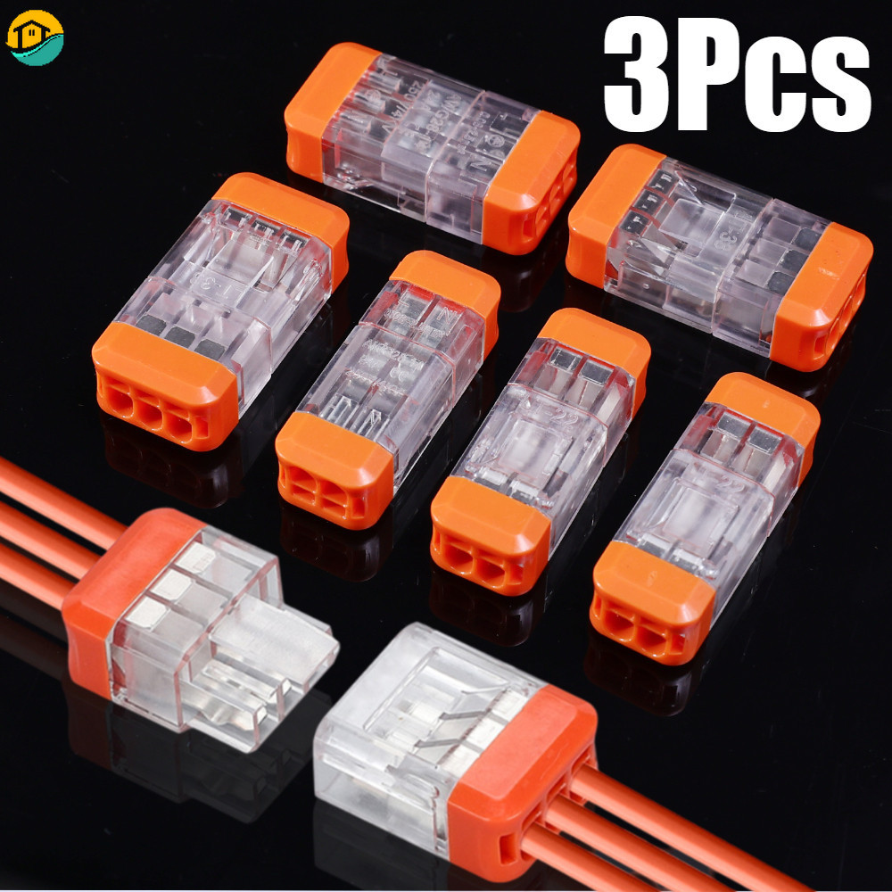 Universal Quick Wire Connectors Compact Splicing Wiring Cable Connector ...