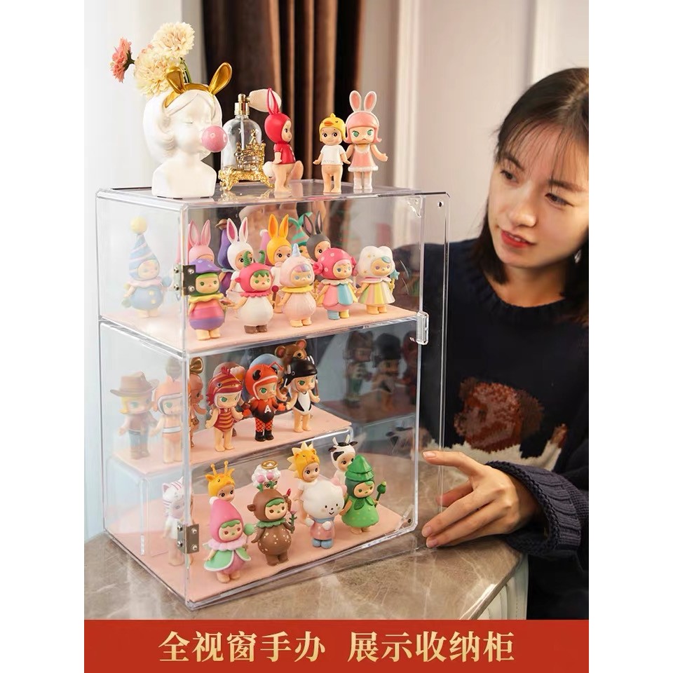 Blind Box Shelf Storage Rack Acrylic Pop Mart Display Box Storage ...