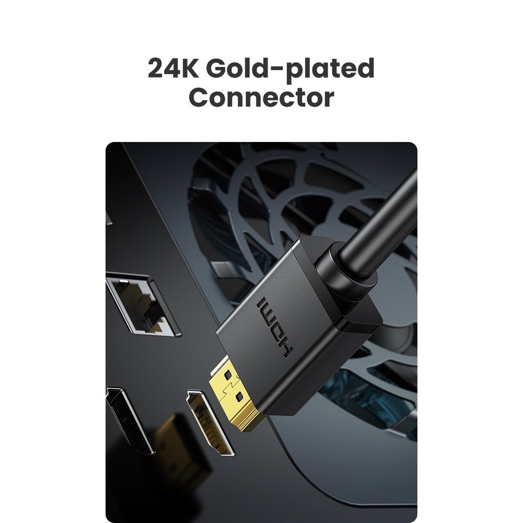 UGREEN 4K HDMI Cable High Speed HDMI 2.0 Cord 18Gbps Support 4K 60Hz ...