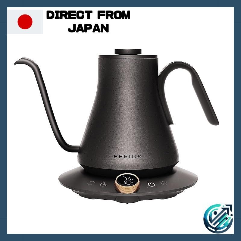 Epeios Electric Kettle Drip Kettle 0.9L 1200W Coffee Pot 1 ℃ unit adjustment / 5-minute timer ...