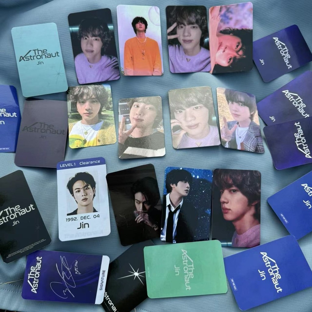 New Kpop Idol Jin Album The Astronaut Lucky Draw Photocard ID Photo ...