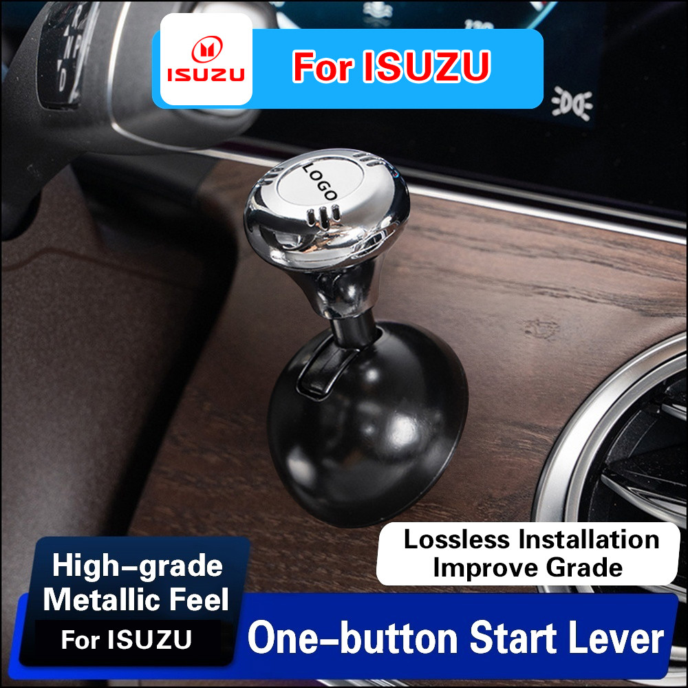 Car One-button Start Lever Ignition Engine Push Button Bar Alloy ...