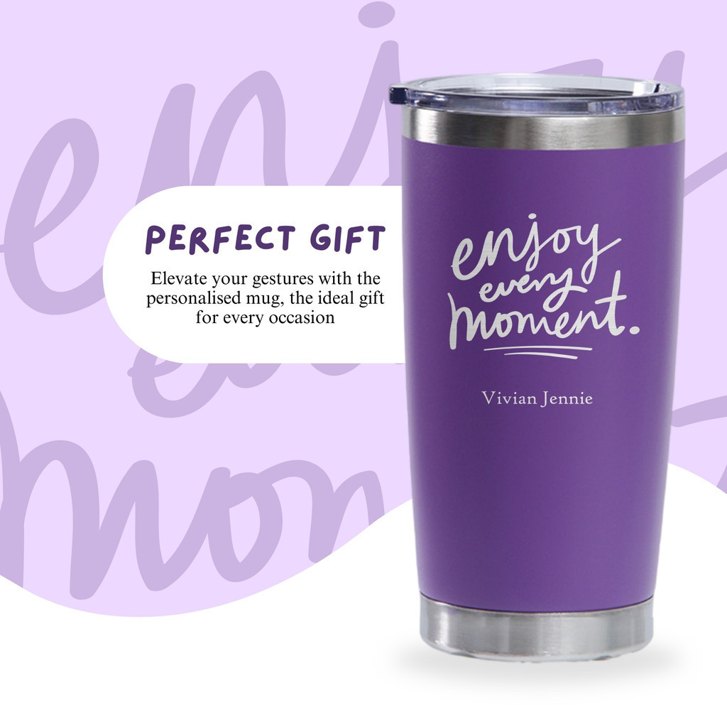 Personalised Magnum Mug | Engraving | Stainless Steel Thermal Coffee ...