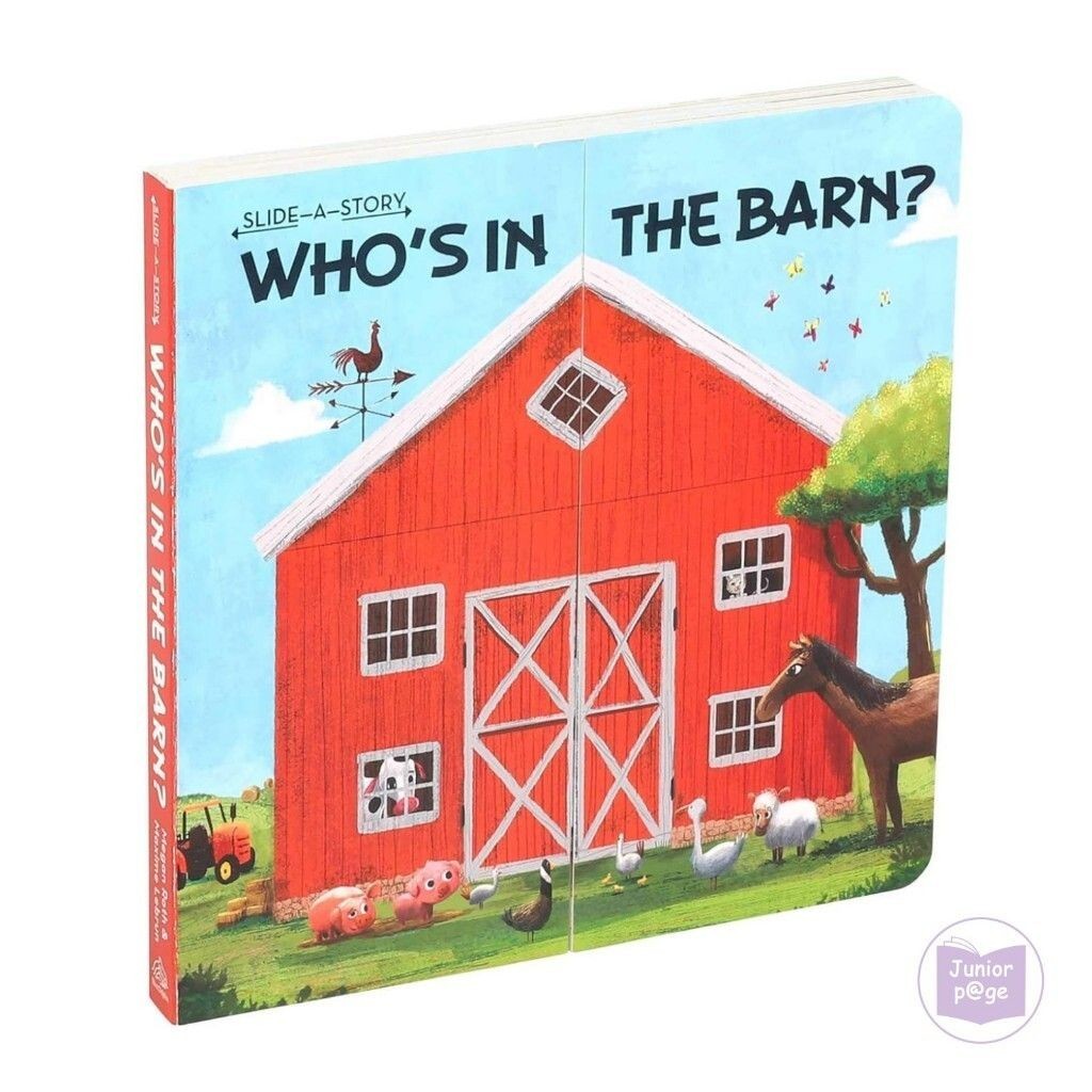 Slide-a-Story: Who's in the Barn? Board book | Shopee Singapore
