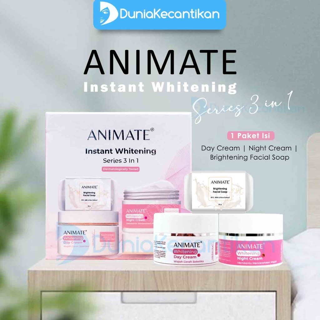 Animate Instant WHITENING 3IN1 SERIES Package ANIMATE WHITENING Face ...