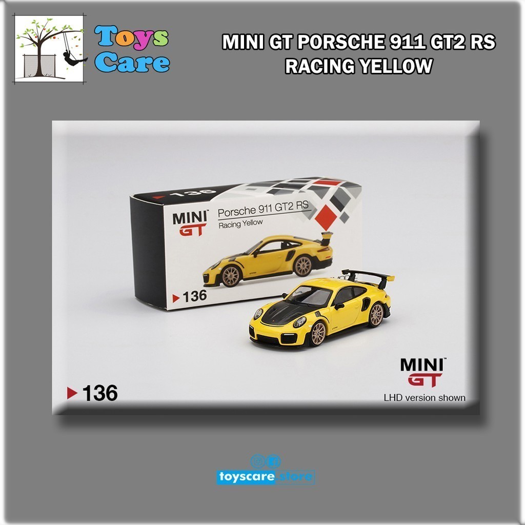 Mini GT 136 PORSCHE 911 GT2 RS RACING YELLOW RWB SPORT CAR FERRARI TSM ...