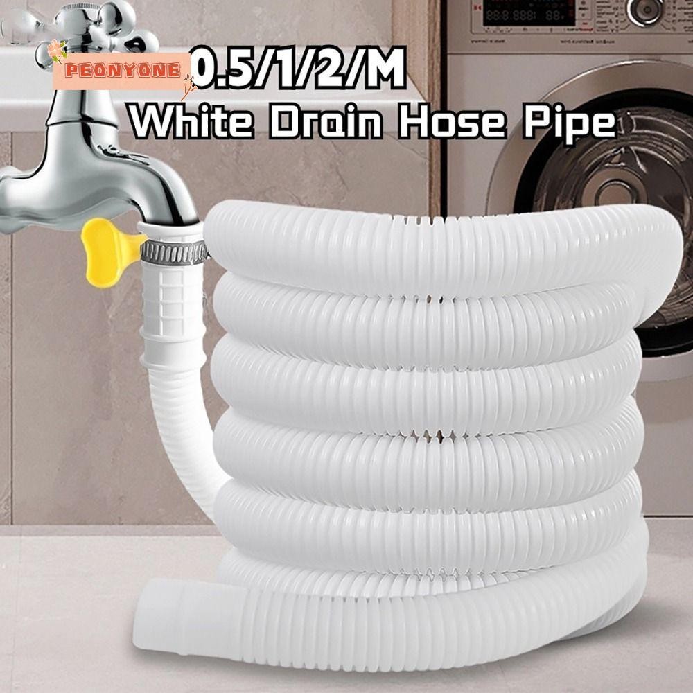 PEONYTWO 1Pcs Drain Hose Pipe, Flexible Faucet Accessories Hose Tube ...