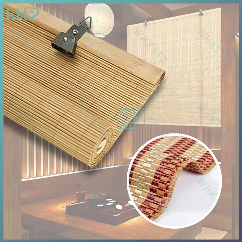 Bamboo curtain can be customized shade partition curtain balcony ...