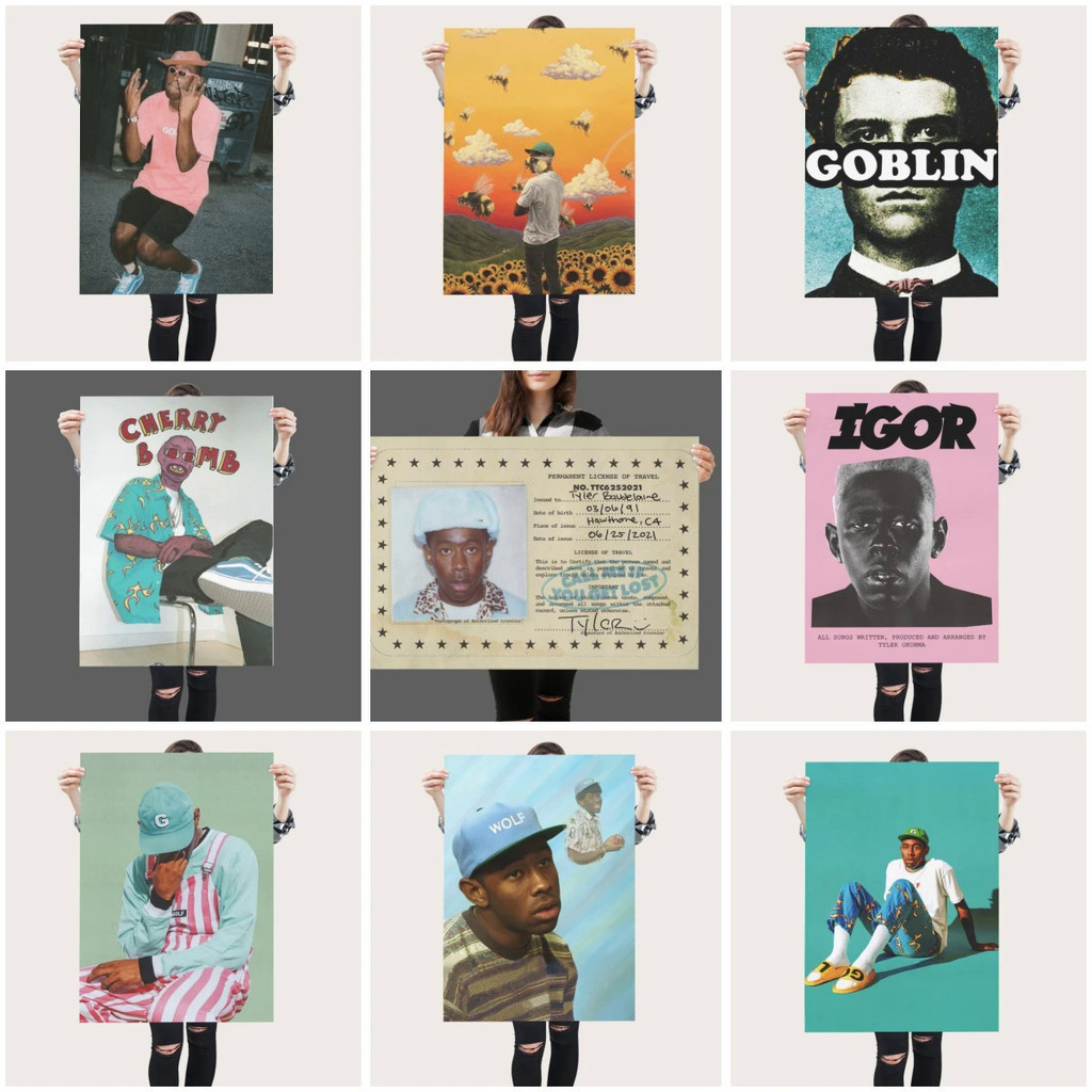 Tyler The Creator Hit music album cover poster, Popular rapper, Tyler ...