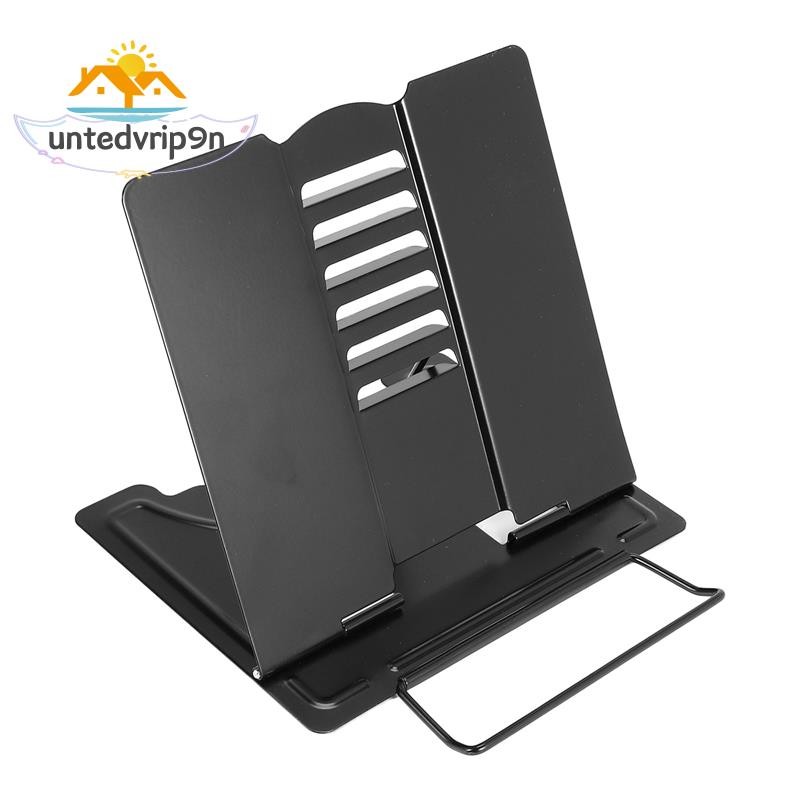 Desk Book Stand Metal Reading Rest Book Holder Angle Adjustable Stand ...