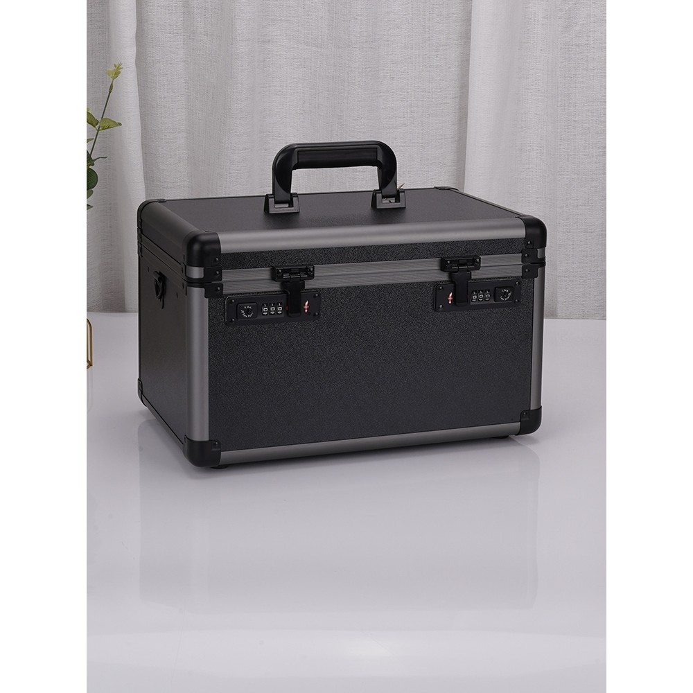 Password Lockable Safe Storage Box for Valuables, Portable Tool, Car ...