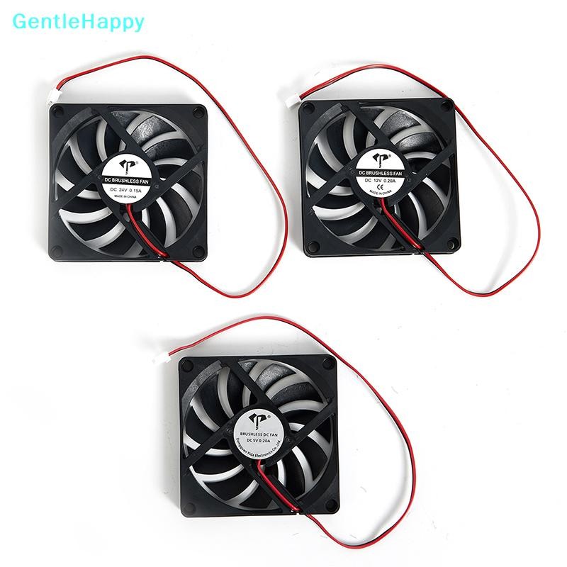 GentleHappy Brushless Cooling Fan 8010 Cooling Fan 5V 12V 24V 2 Pin 80x80x10mm Heatsink sg ...