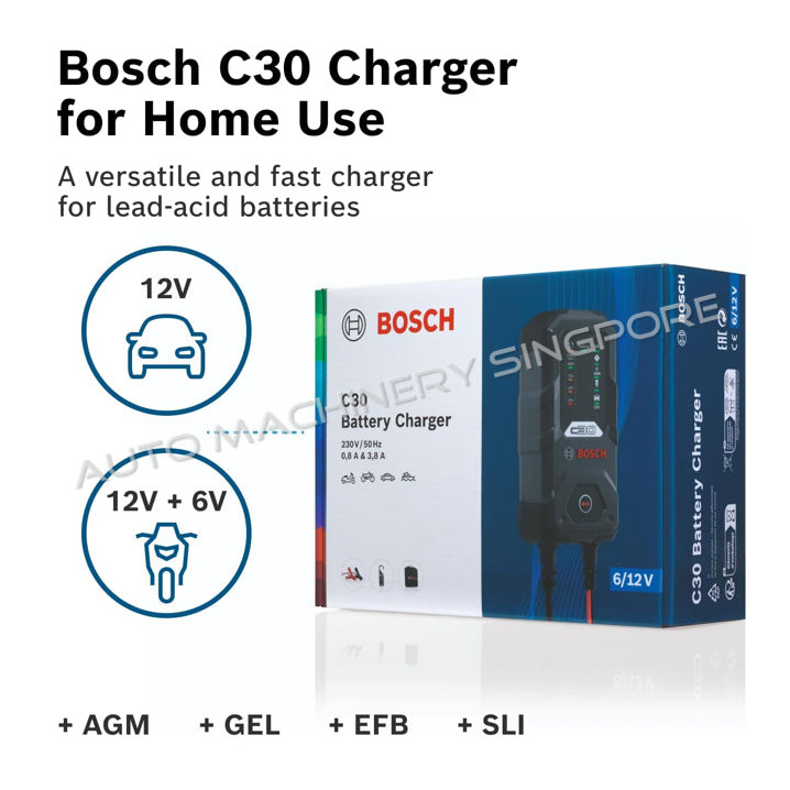 Bosch Battery Charger C30 | Shopee Singapore