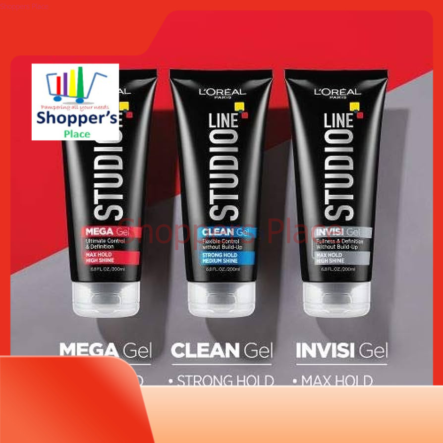 [Mix N Match]L'oreal Paris Studio Line Gel 200ml-Mega/Clean/Invisi(min ...