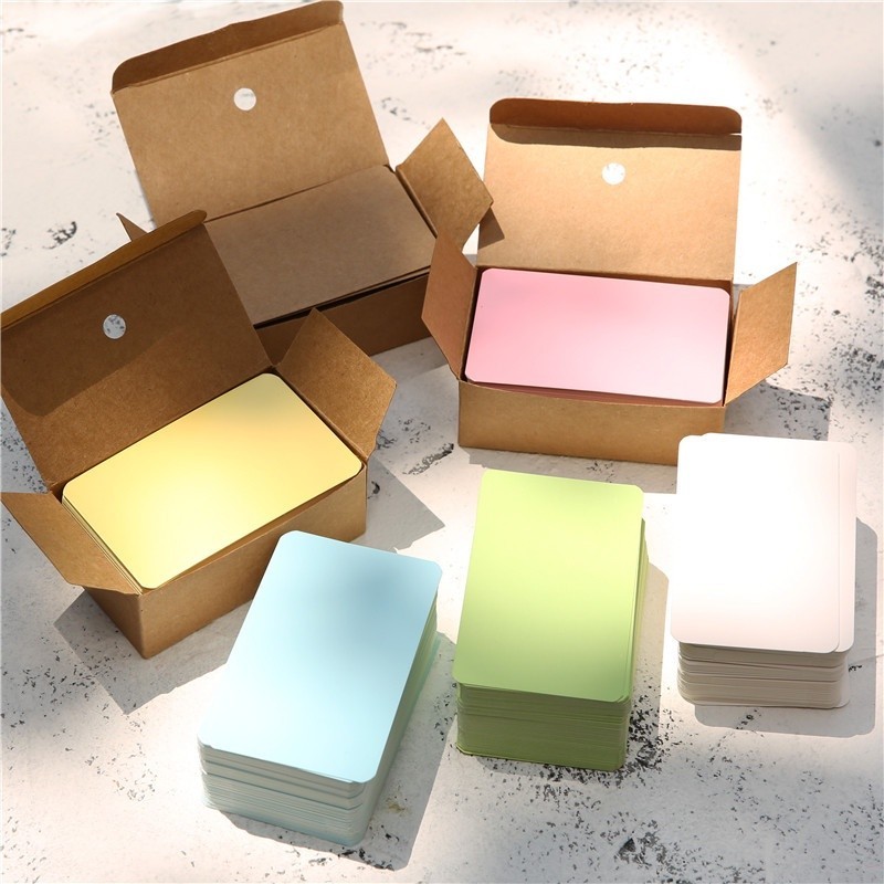 Blank Card 100's/box Classic blank greeting card Kraft Paper Postcard ...
