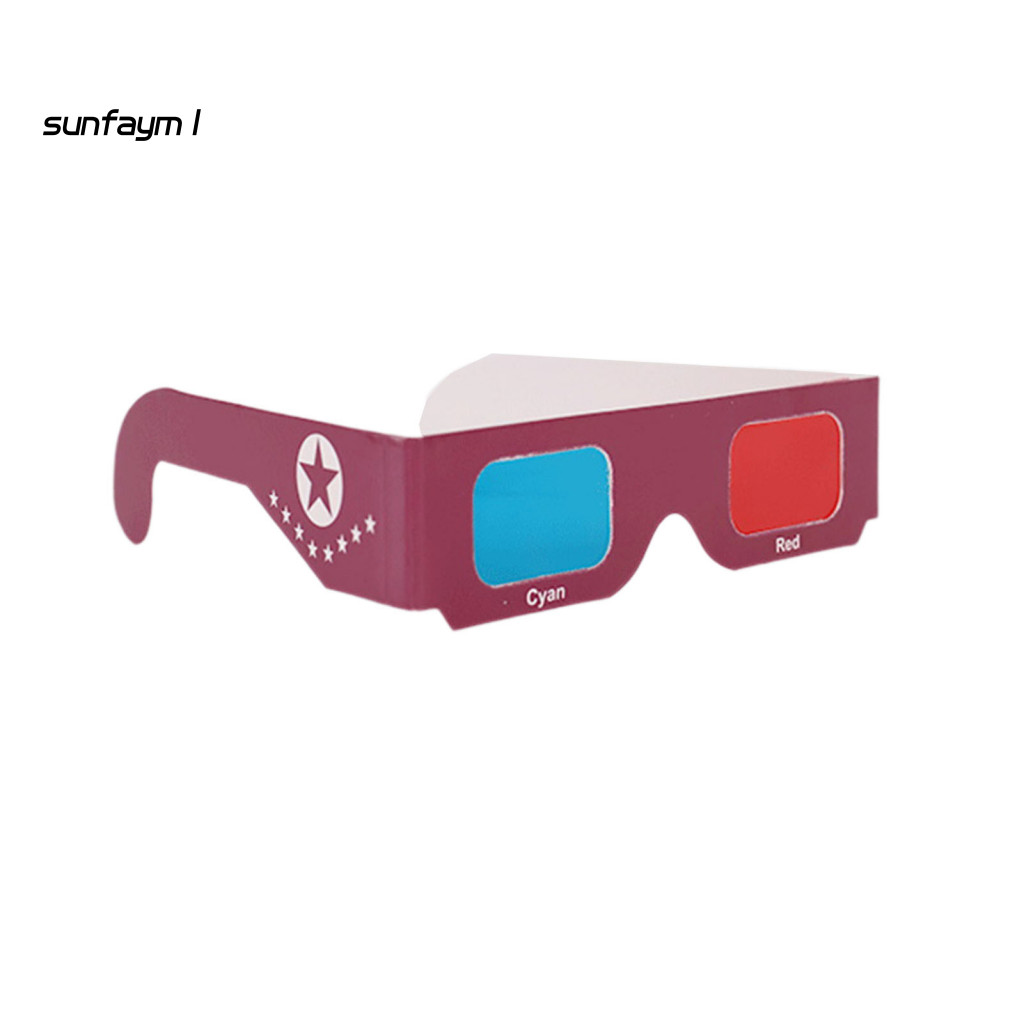 SUNFA Kids 3d Glasses Children 3d Eyeglasses Kids Diy 3d Glasses ...