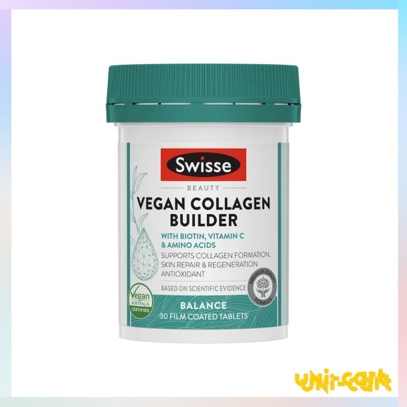 [Authentic] Swisse Vegan Collagen Builder with Biotin & Vitamin C l ...