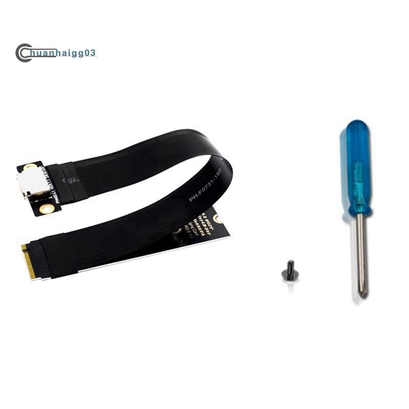 M.2 NVMe PCIE 4.0 to Oculink SFF-8611 SFF-8612 Female Adapter Cable ...