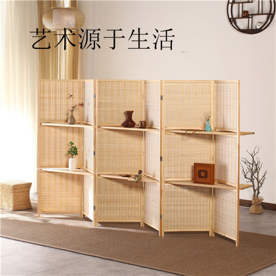 Chinese Screen Folding Partition Simple Modern Living Room Wall Mobile ...