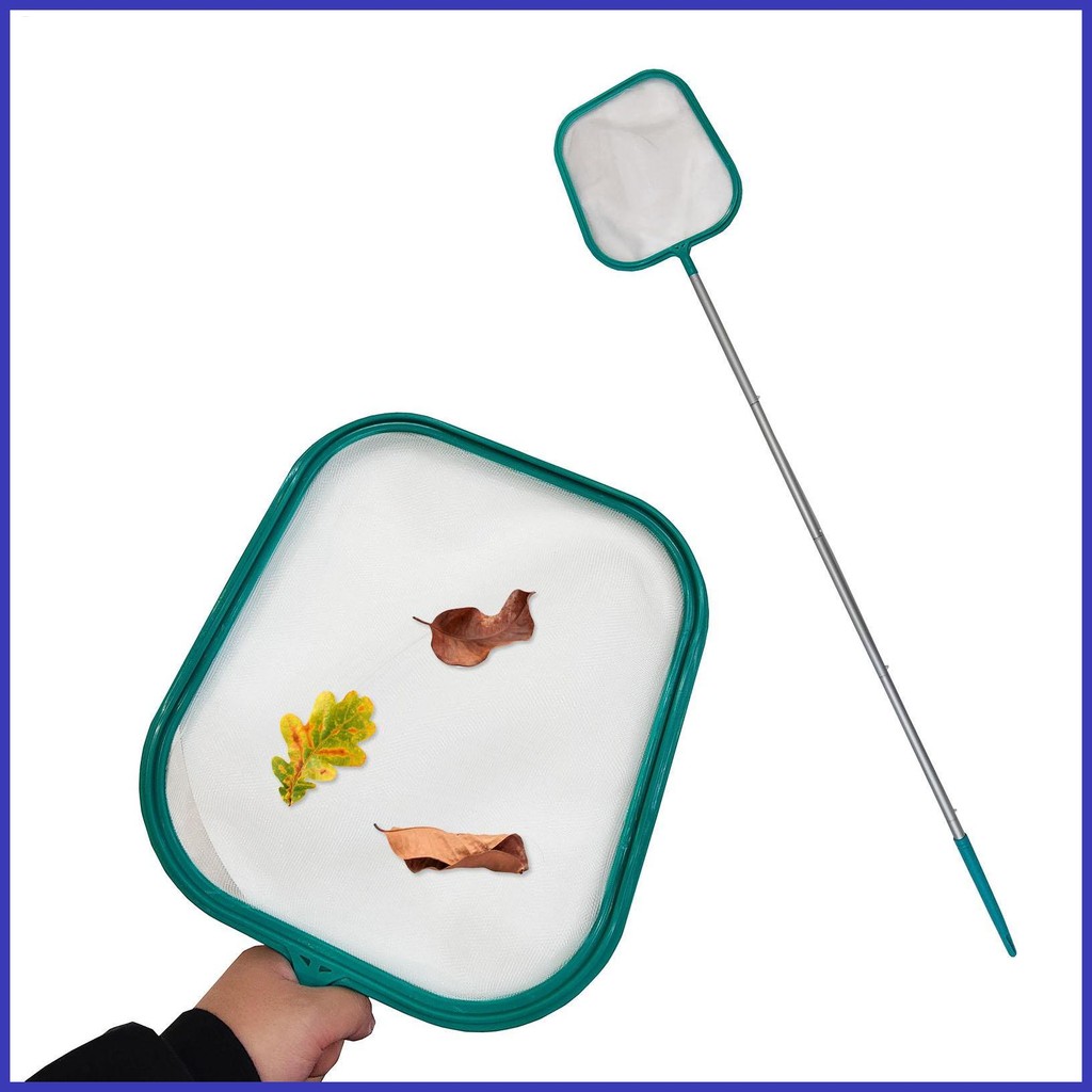 Pool Net for Leaves Leaf Skimmer Telescopic Aluminum Pole Fine Mesh ...