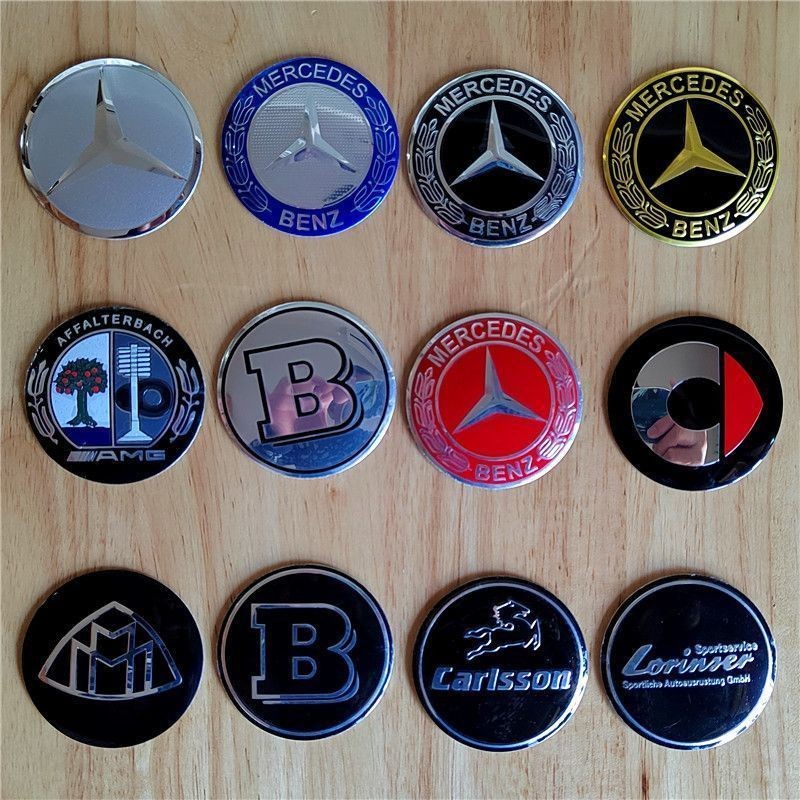 New Mercedes-Benz Logo Modified Maybach Car Logo Basbo B Steering Wheel ...