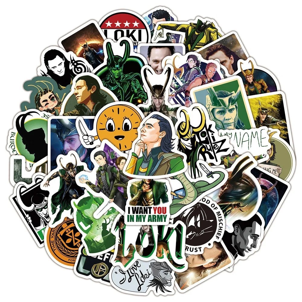 10/30/50pcs Disney TV Series Loki Graffiti Stickers Car Motorcycle ...
