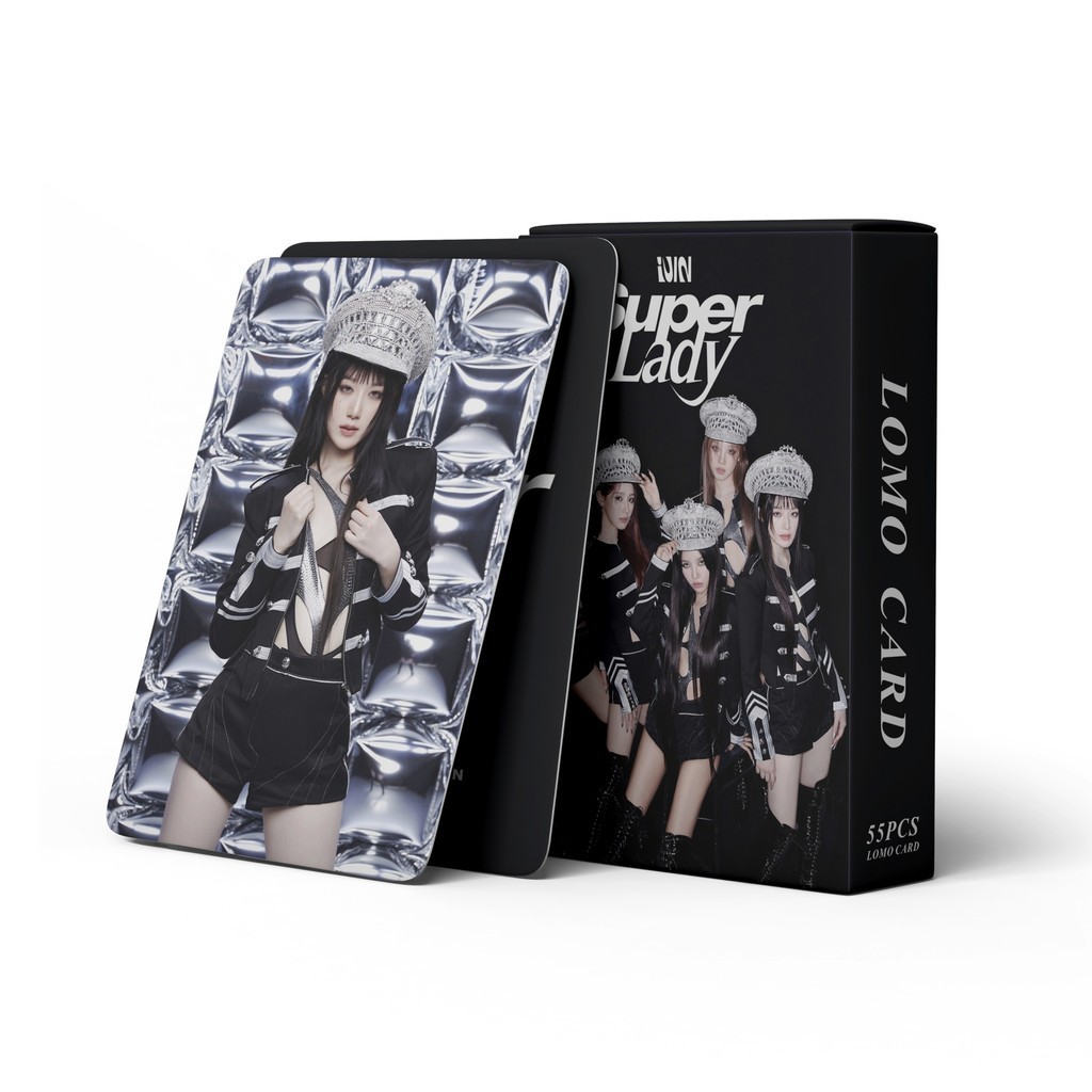 55pcs (G)I-DLE Lomo Cards 2nd Full Album [2] Super Lady Photocards ...