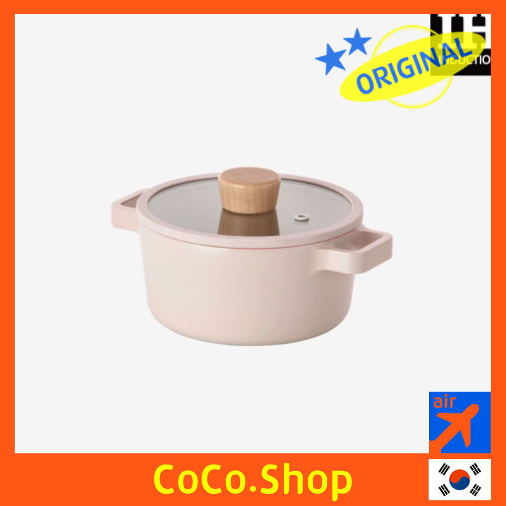 [NEOFLAM] Fika Cookware Pot 16cm mini peach color | Shopee Singapore