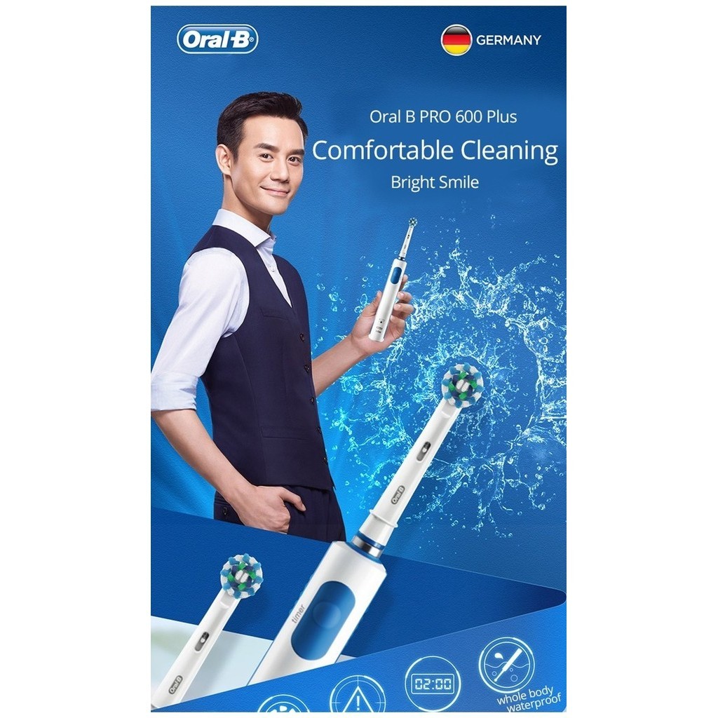 Oral-B 3D Sonic Electirc Toothbrush CrossAction Clean Smart Electronic ...