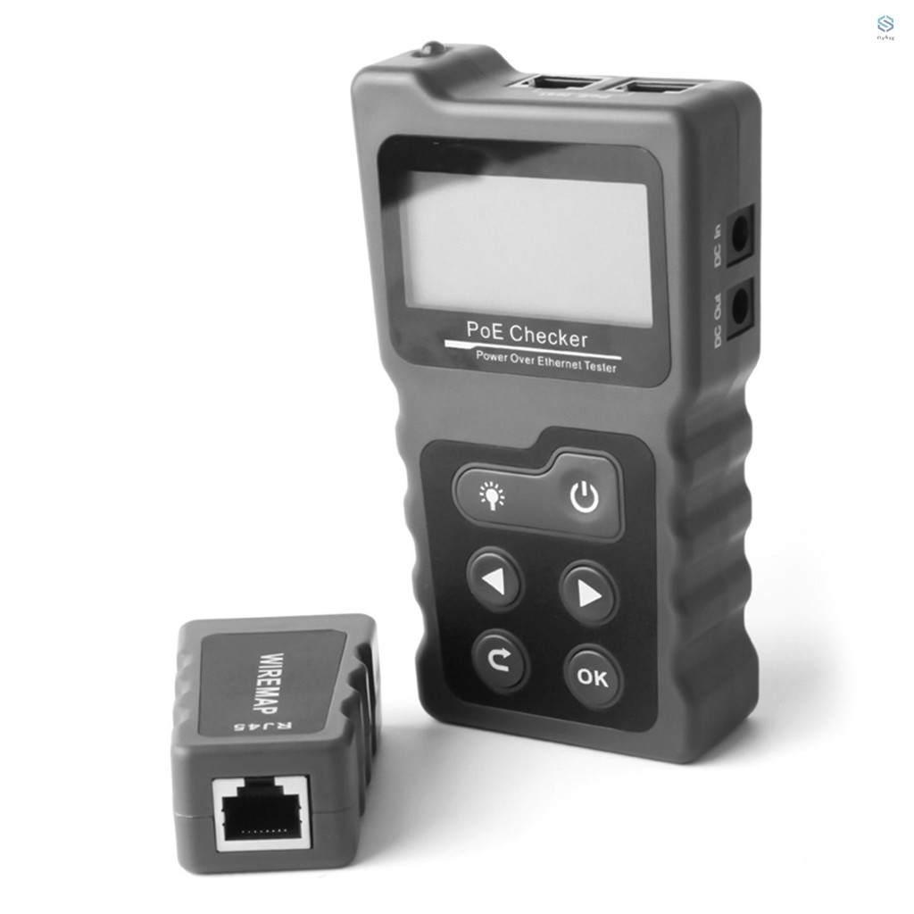 Multi-functional LCD Network Cable Tester PoE Checker Inline PoE ...