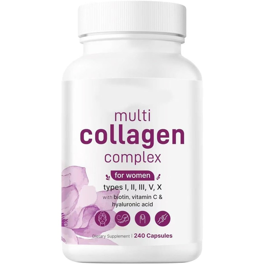 Supplement with Pure Supports AdvancedMulti Collagen Complex for Women ...