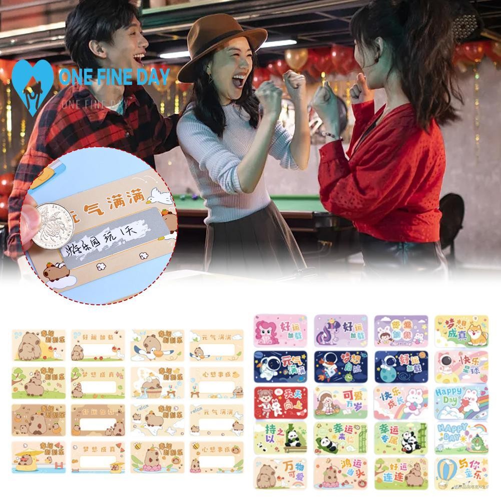 Mixed Scratch Cards Elementary School Reward Scorecard Scratch Draw ...