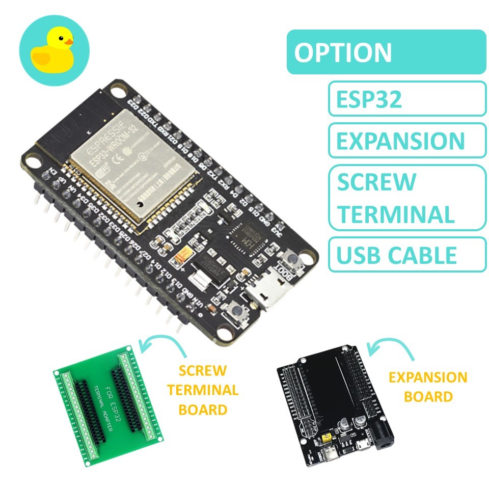ESP32 ESP-WROOM-32 NodeMCU WiFi Bluetooth Development Board | Shopee ...