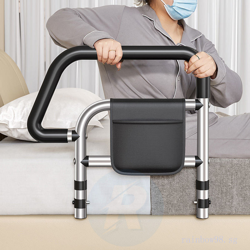 Elderly Bedside Armrest Installation-Free Wake-up Booster Stand Bunk ...