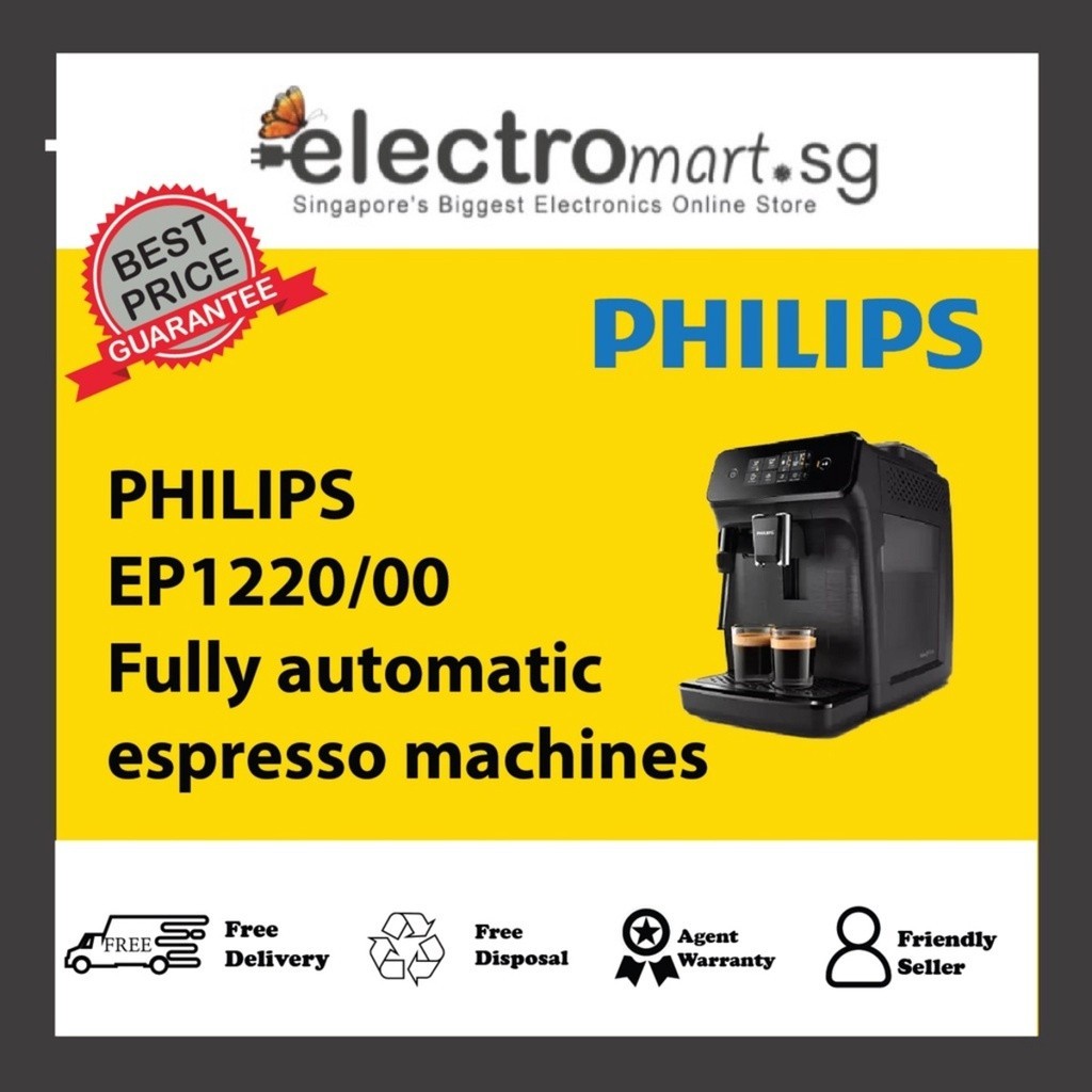 PHILIPS EP1220/00 Fully automatic espresso machines | Shopee Singapore