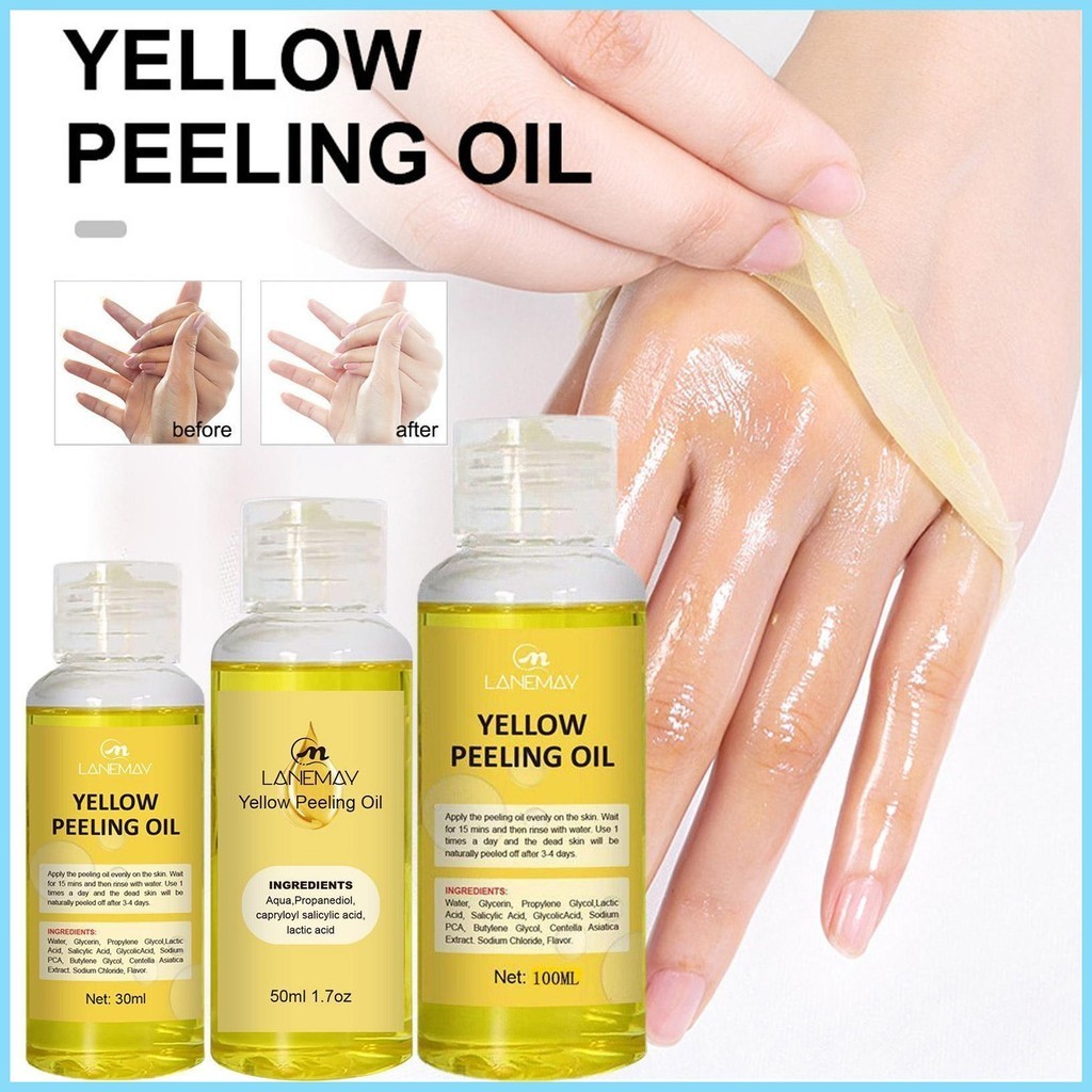 Peeling Oil Nourishing Moisturizing Yellow Peeling Oil Body Peeling Gel ...