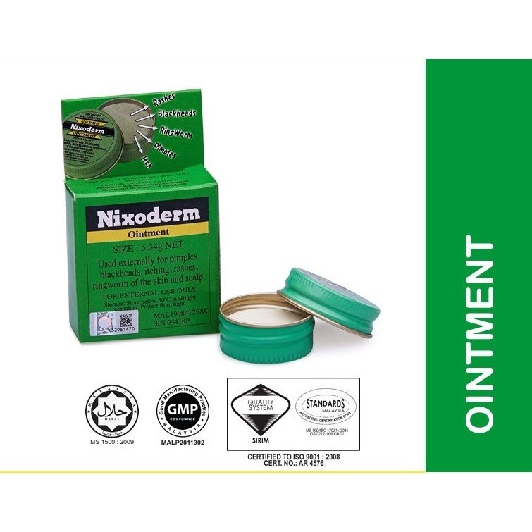 NIXODERM Ointment 5.3g/17.7g - Effective for Skin Problems, Pimples ...