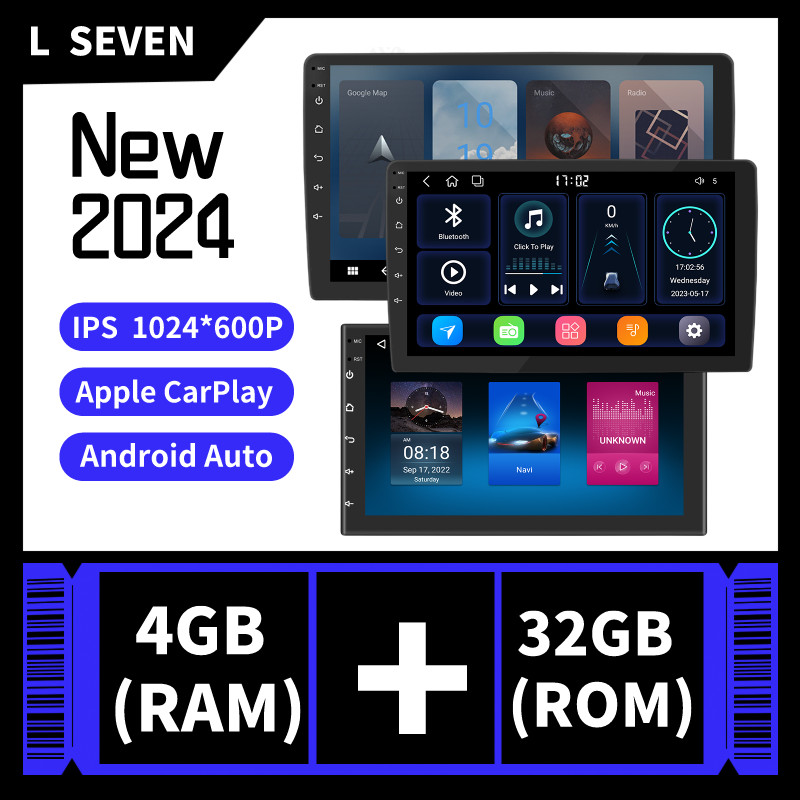 (4G+32G IPS Touch Screen )7/9/10 inch Android Player 2 Din Bluetooth ...