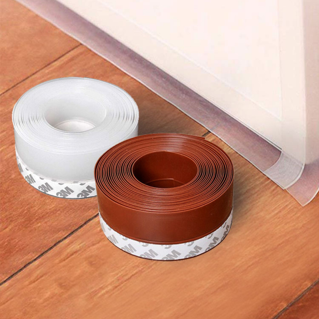 5M Silicone Gap Sealer Strip Brown Translucent Window Sealing Tape ...