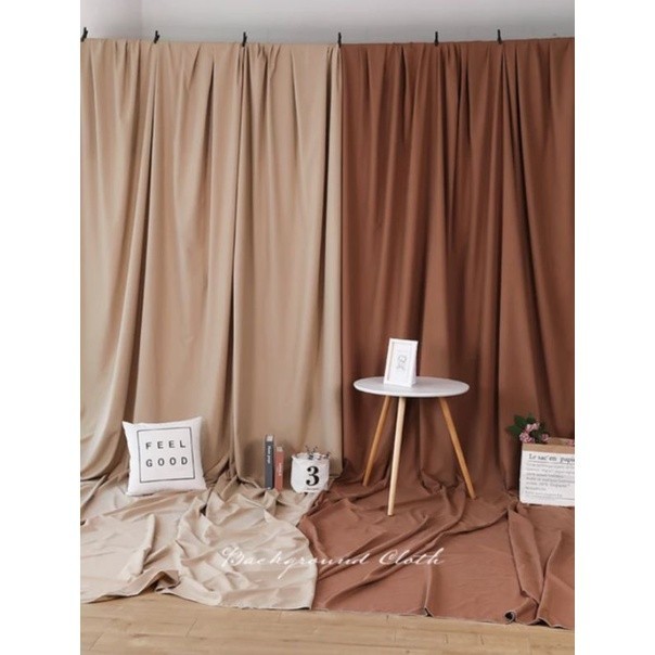 KATUN Photo Studio Background Height 2.4-M x 2-M Cotton Doff Backdrop ...