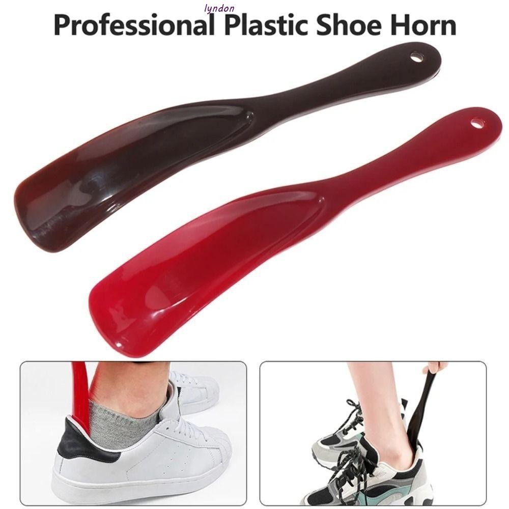 LYNDON Spoon Shape Shoehorn, 19cm Professional Plastic Shoe Horn ...