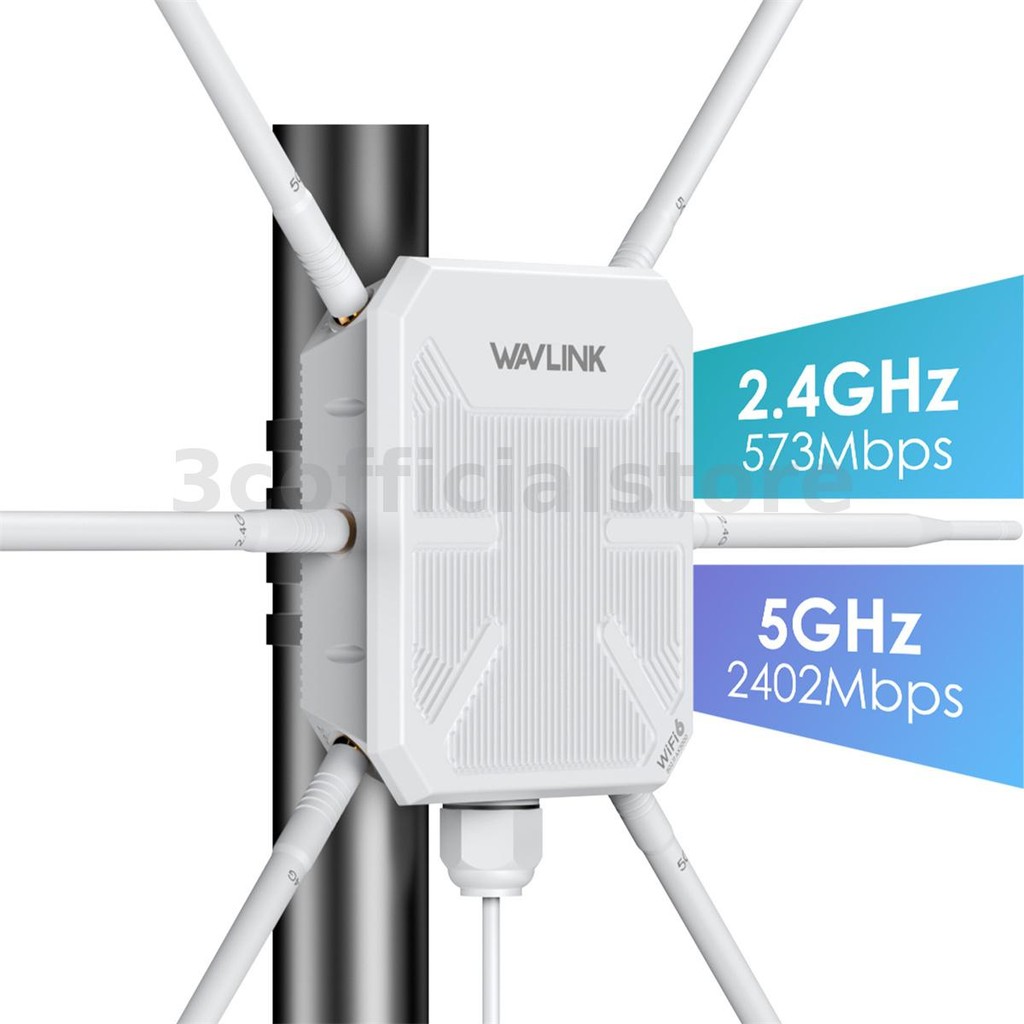 WAVLINK WL-WN588HX3 AX3000 High Power WiFi6 Long Range Outdoor Access ...