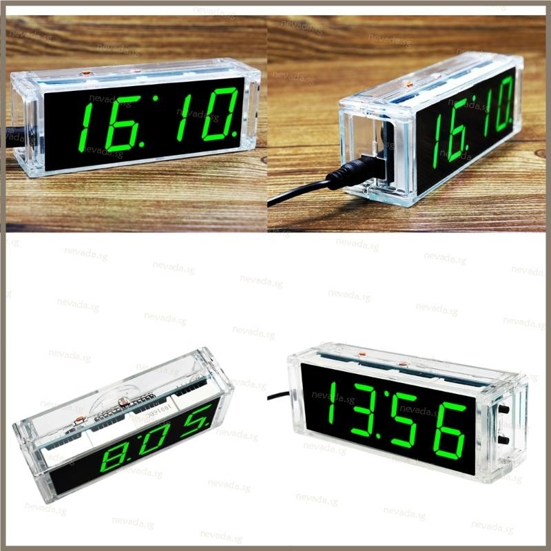 Nevʚ ɞ DIY Digital Clock Set Display Date Week Temperature Alarm DS1302 ...