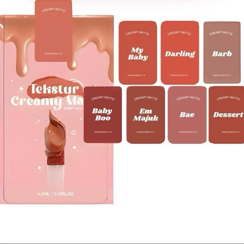 WANSUE CREAMY MATTE WANSUE LIPMATTE WANSUE | Shopee Singapore