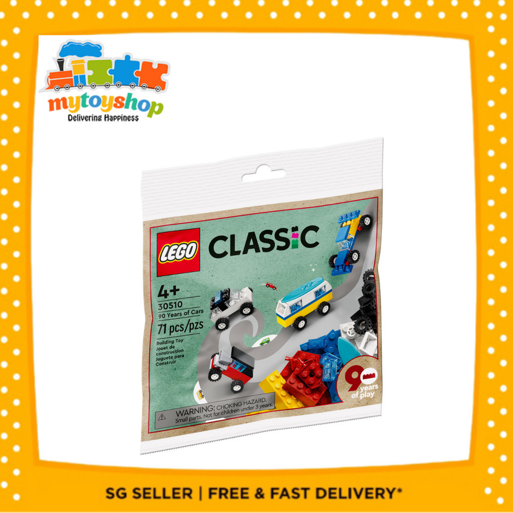 Lego 30510 Classic 90 Years of Cars | Shopee Singapore
