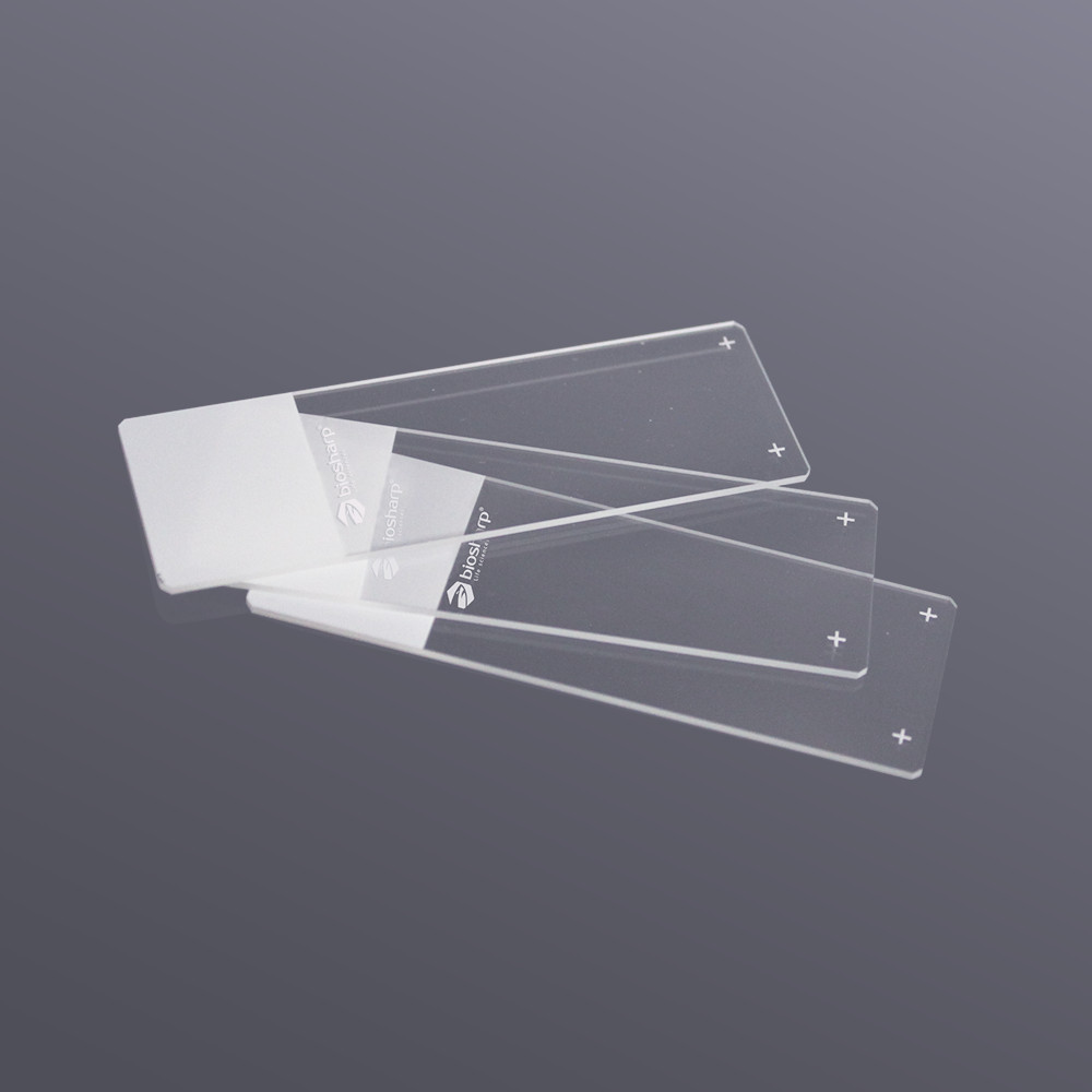 Microscope slides with charged adhesive coating + (Adhesion microscope ...